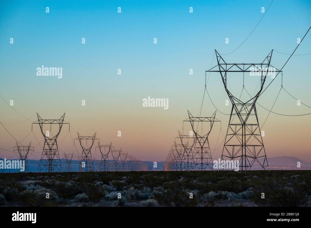 USA, Nevada, Clark County, Eldorado Valley, Boulder City. The ...