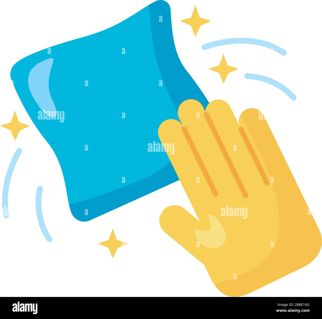 hand wiping cleaning detaild style Stock Vector Image & Art - Alamy
