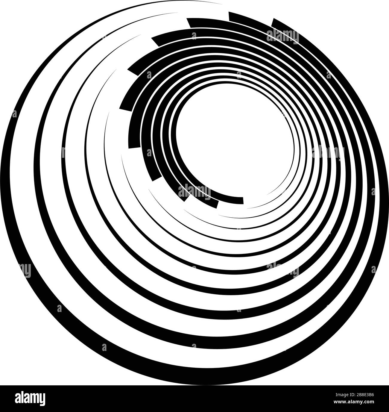 Helical shapes Black and White Stock Photos & Images - Alamy