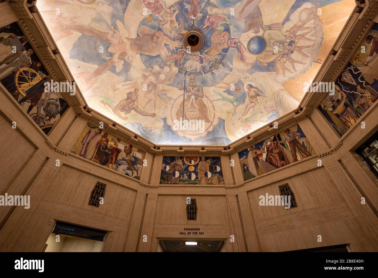 Inside the griffith observatory hi-res stock photography and images - Alamy