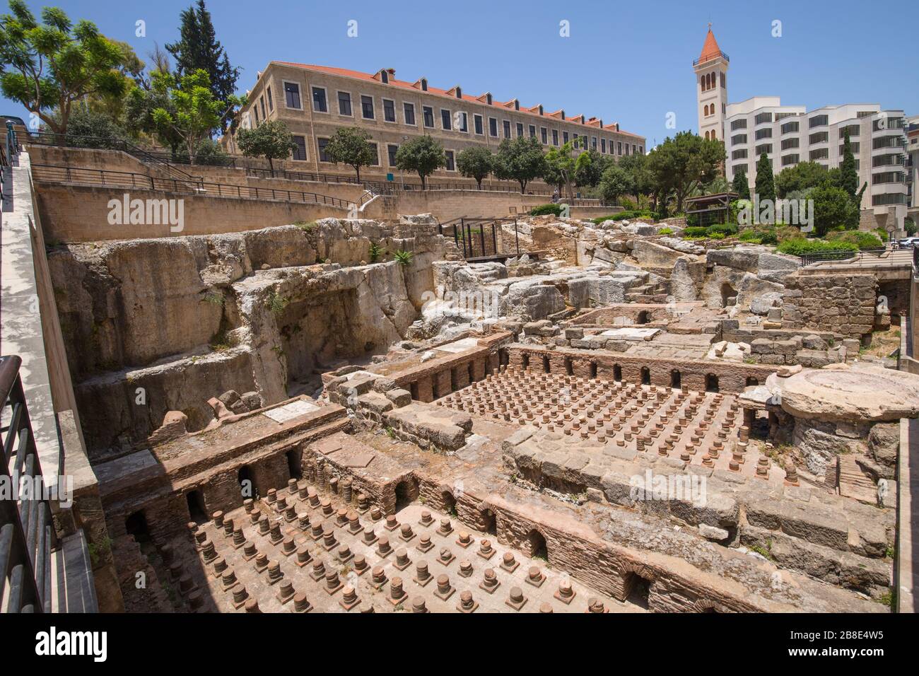 Beirut roman baths ruins hi-res stock photography and images - Alamy