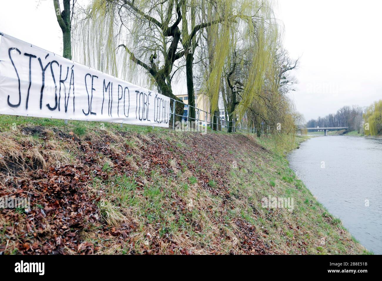 Olza river border hi-res stock photography and images - Alamy