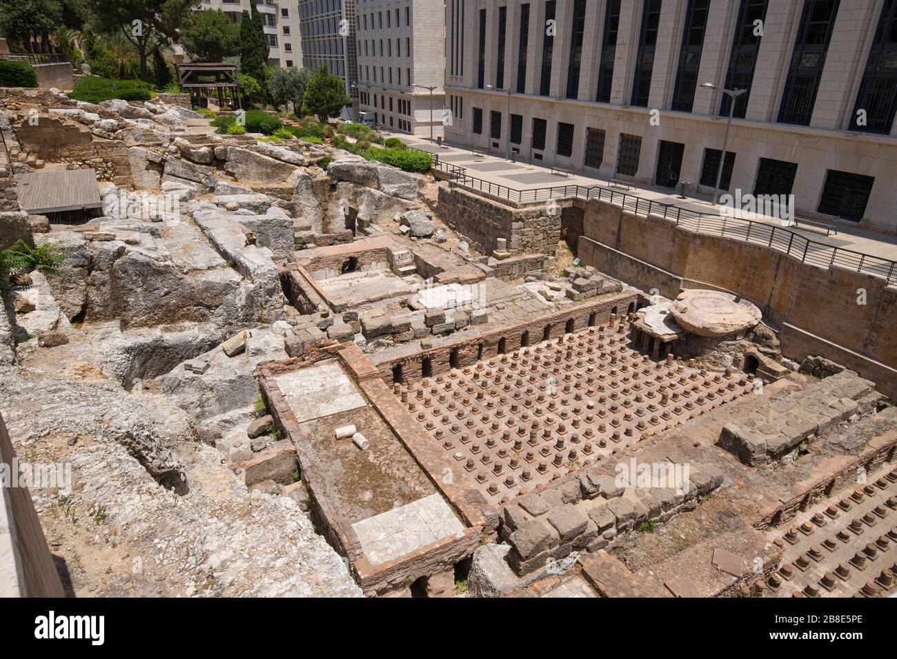 Roman baths beirut hi-res stock photography and images - Alamy