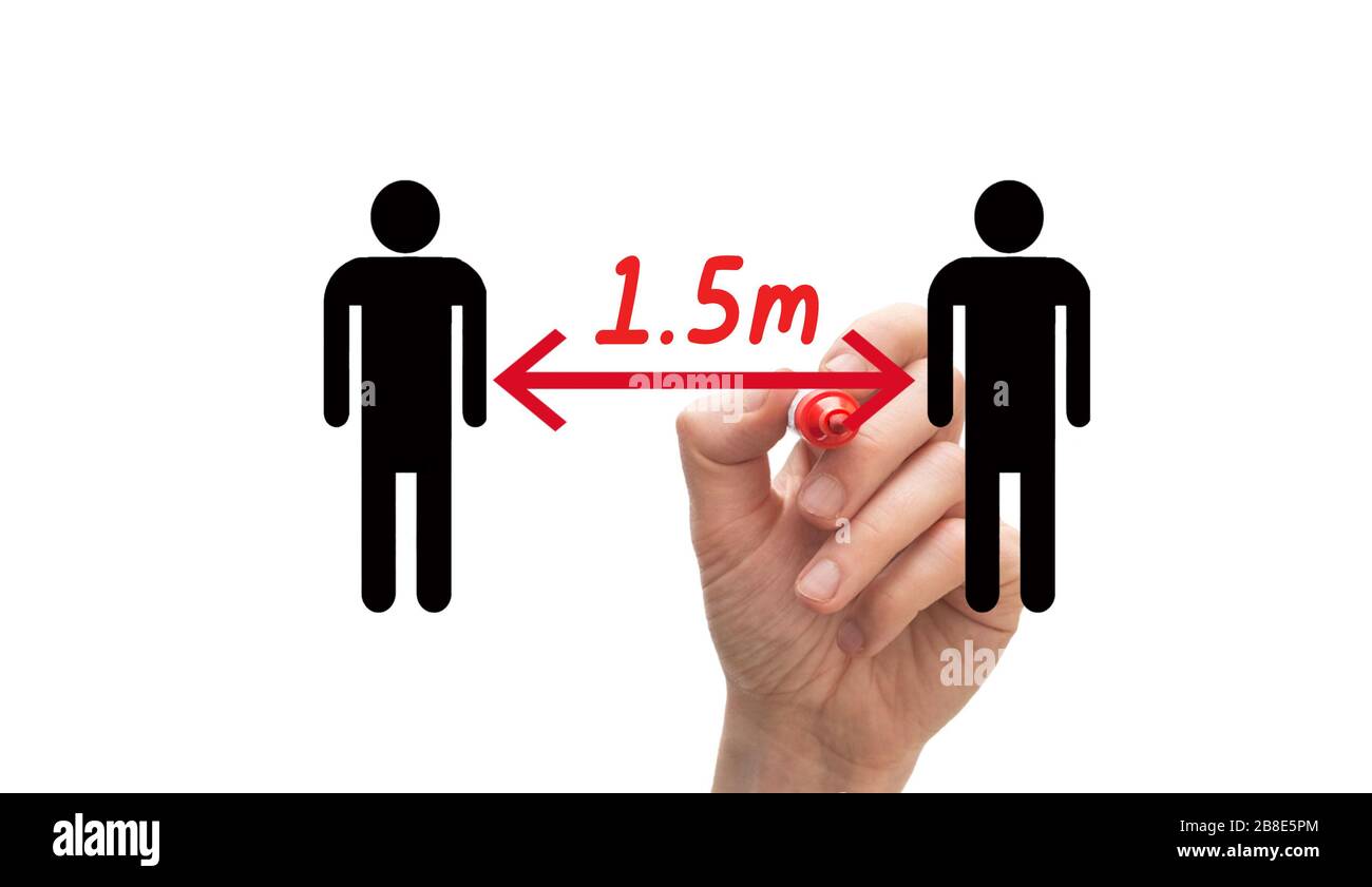 Keeping 2 metre distance hi-res stock photography and images - Alamy