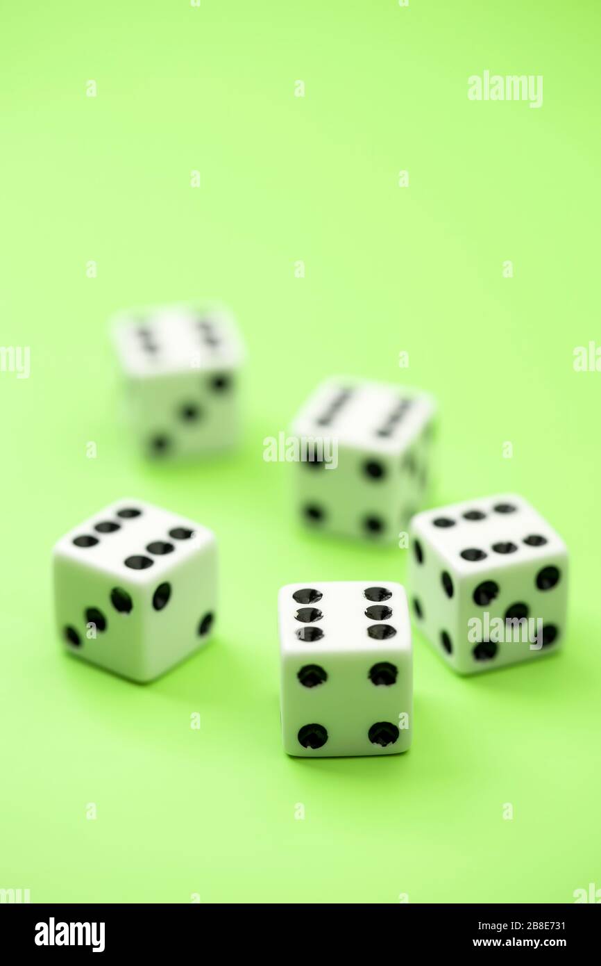 Dice number 5 hi-res stock photography and images - Alamy