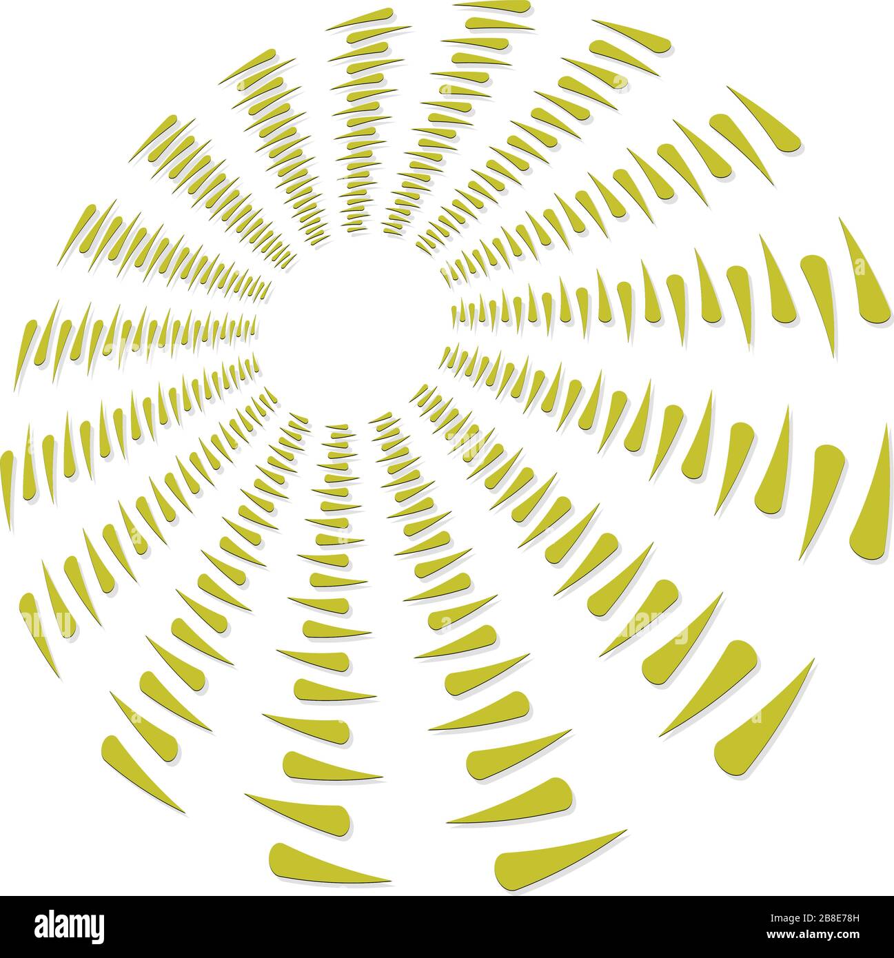 Single-colored,monochrome twirl, swirl. Shape with rotation, spin ...