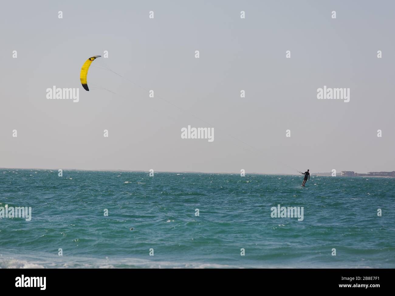 Kitesurfing, Kiteboarding action photos sea sport extreme Stock Photo ...