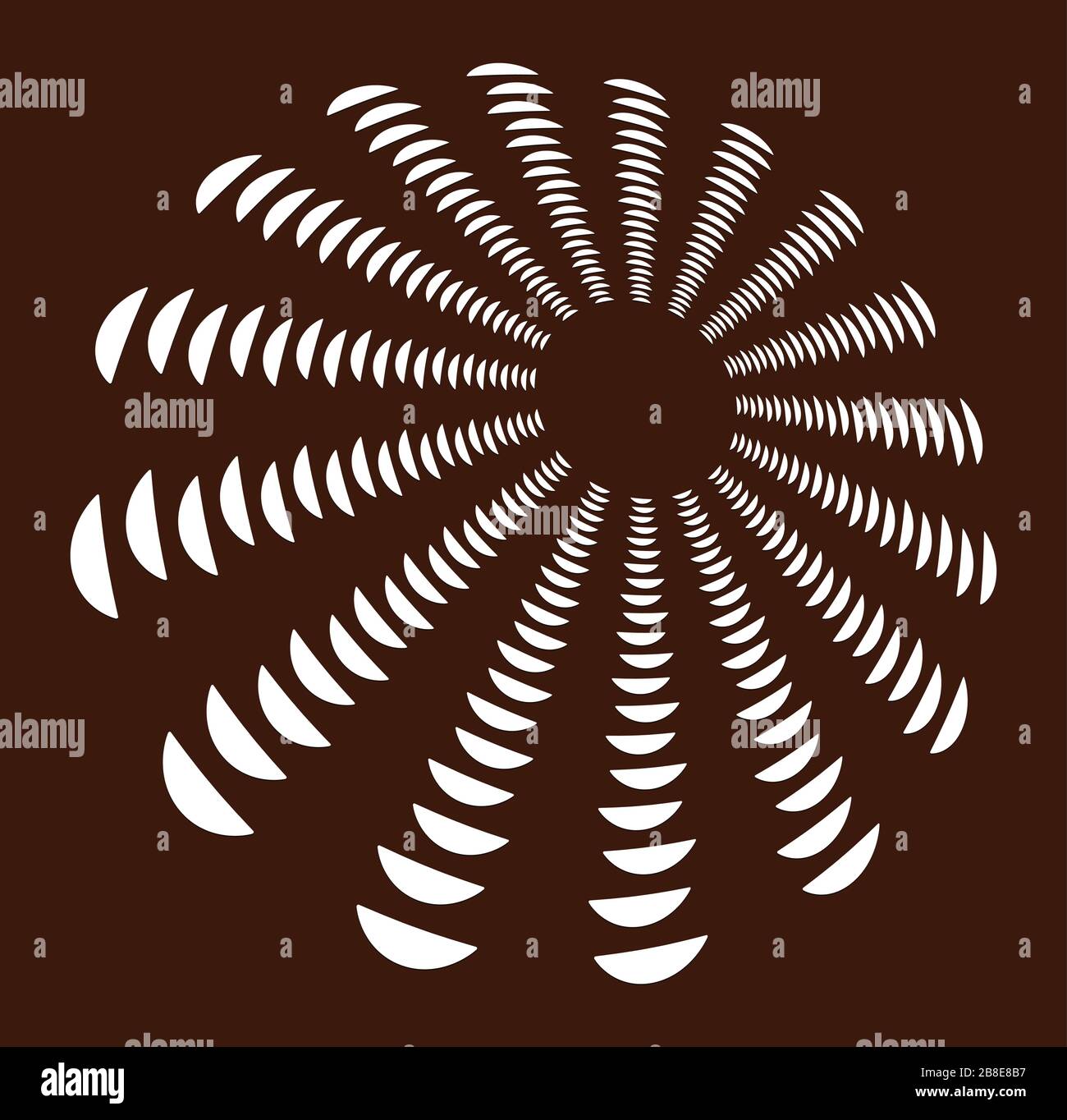 white helical, spiraling, curl and curly shape. spiral, twirl, swirl ...