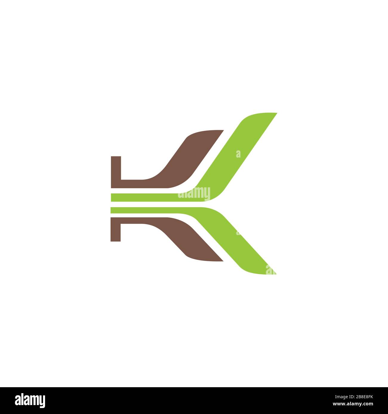 Initial letter k logo design template Stock Vector Image & Art - Alamy