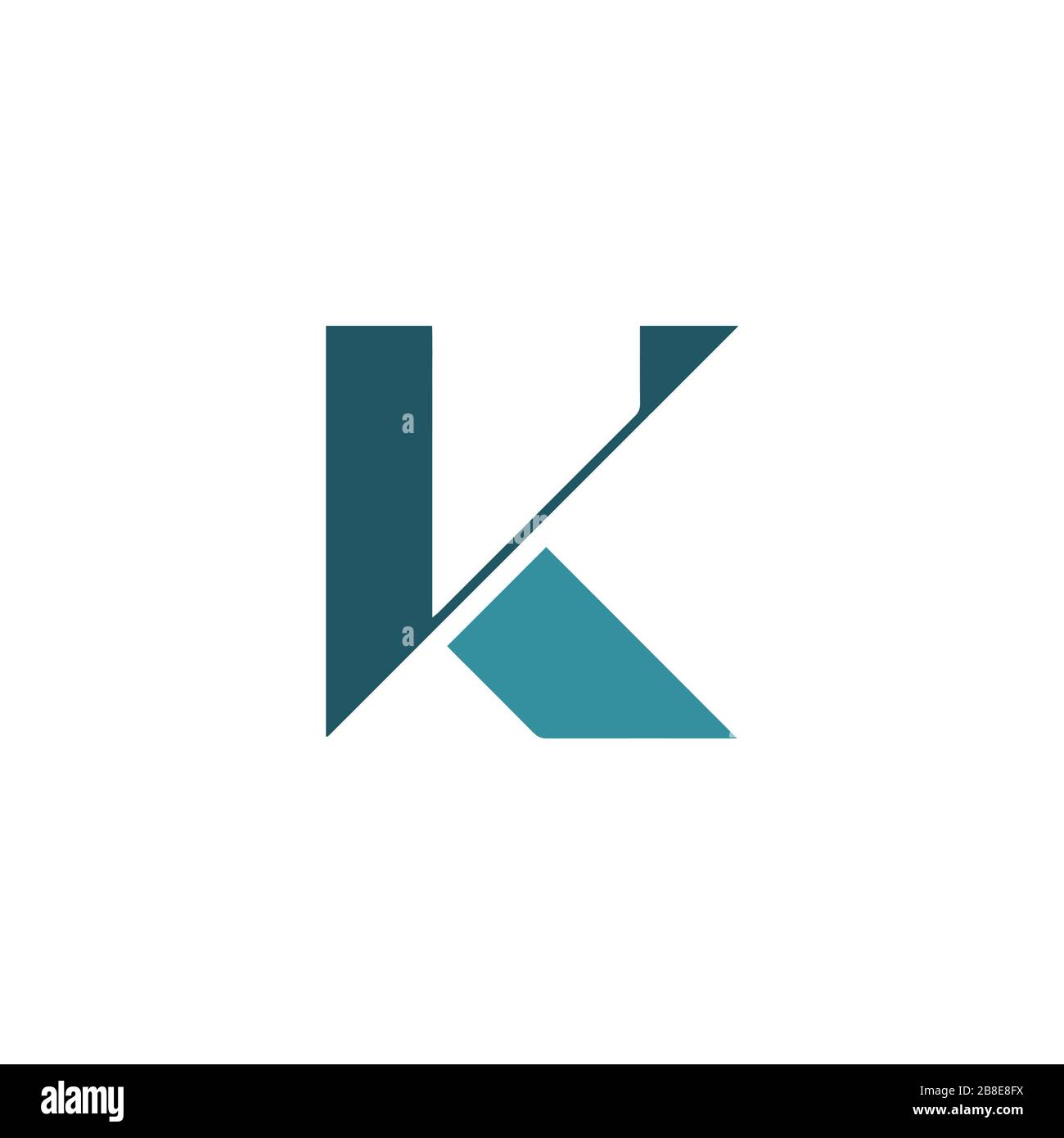 Initial letter k logo design template Stock Vector Image & Art - Alamy