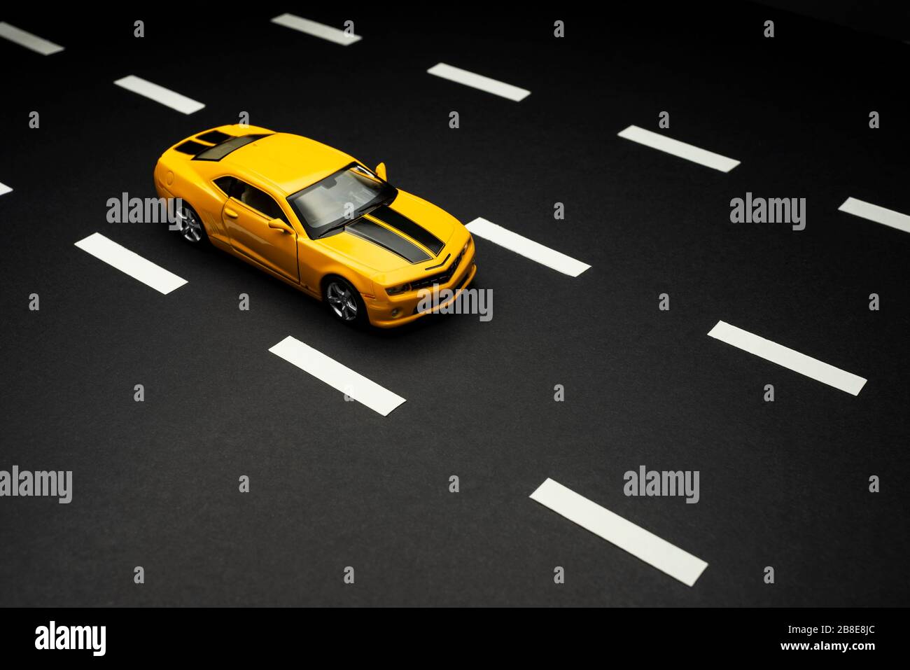 Izmir, Turkey - July 28, 2019: Top and front view of a Chevrolet Camaro ...