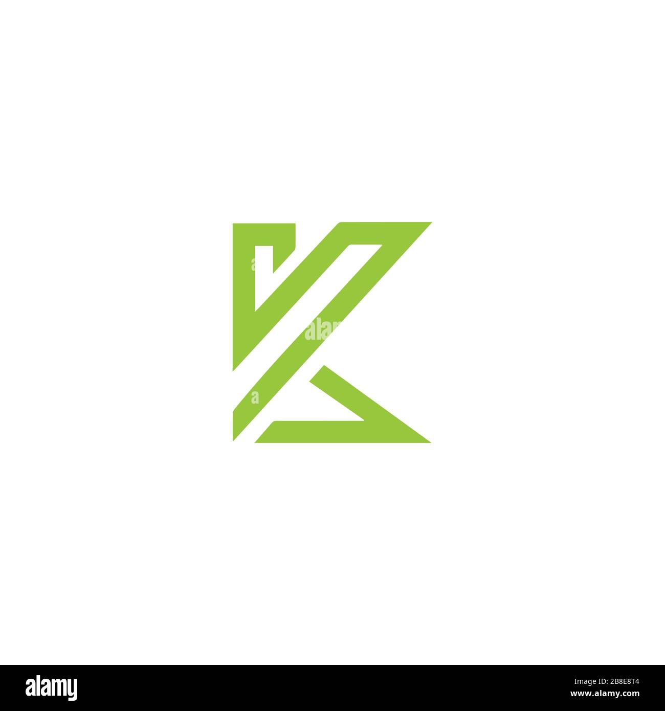 Initial letter k logo design template Stock Vector Image & Art - Alamy