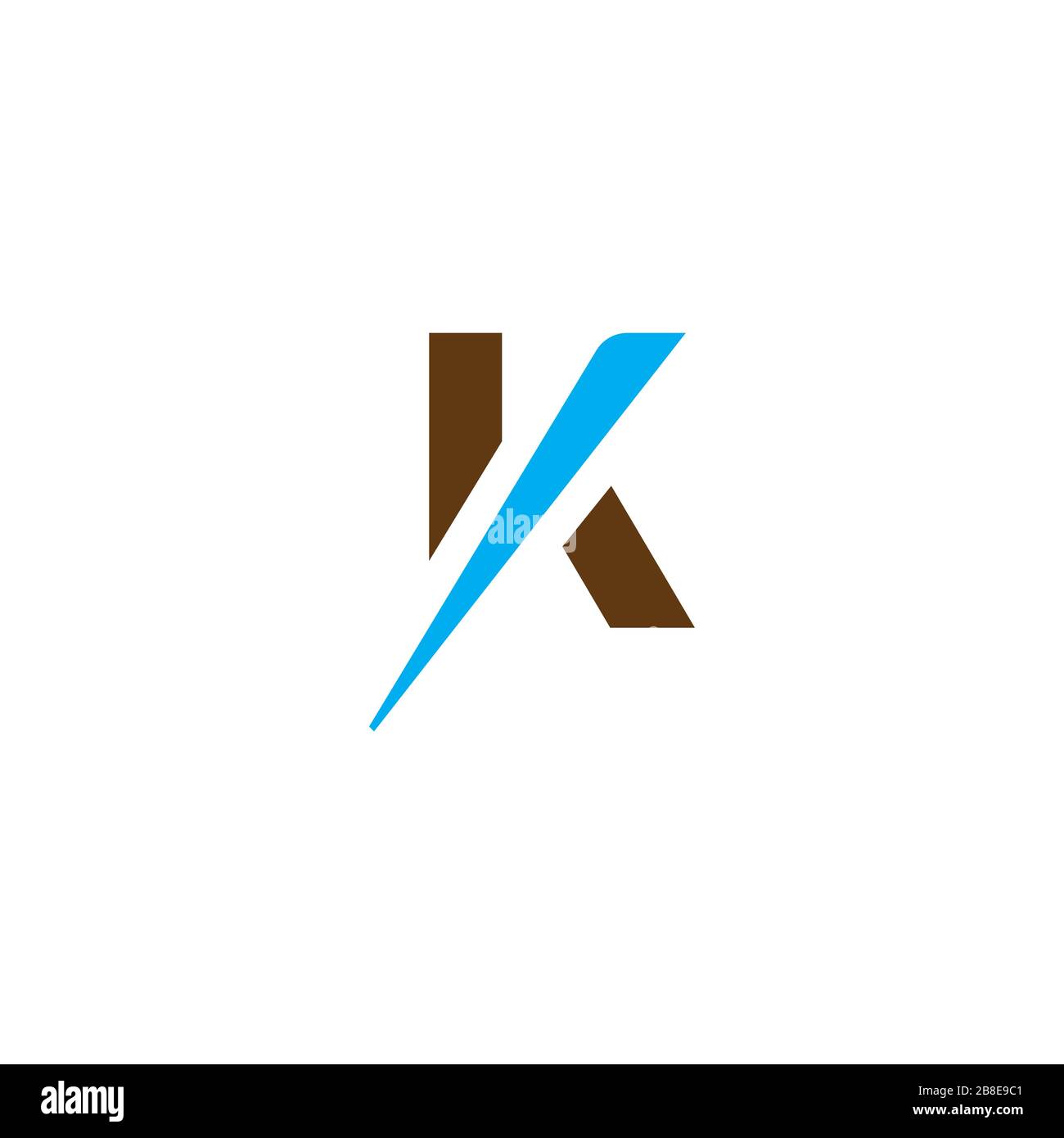 Initial letter k logo design template Stock Vector Image & Art - Alamy