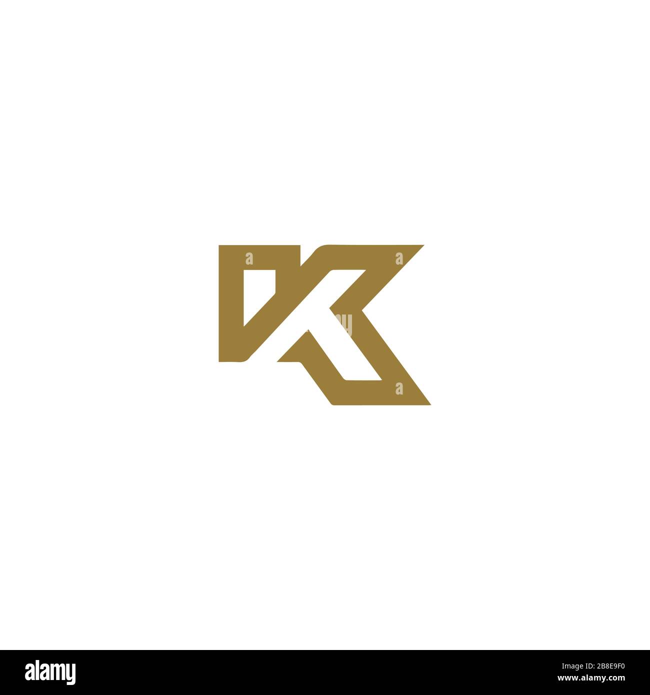 K letter design hi-res stock photography and images - Alamy