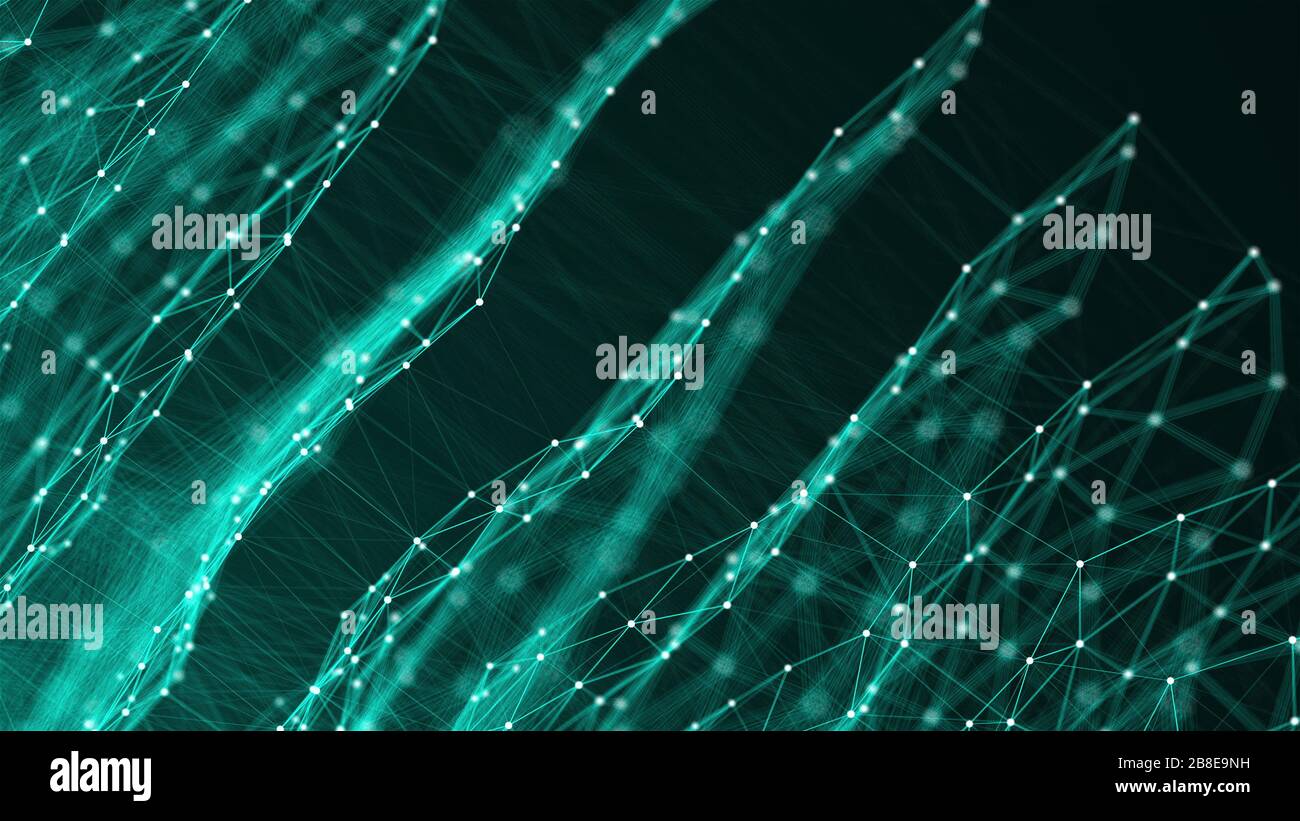 Abstract connection dots. Technology background. Network concept Stock ...