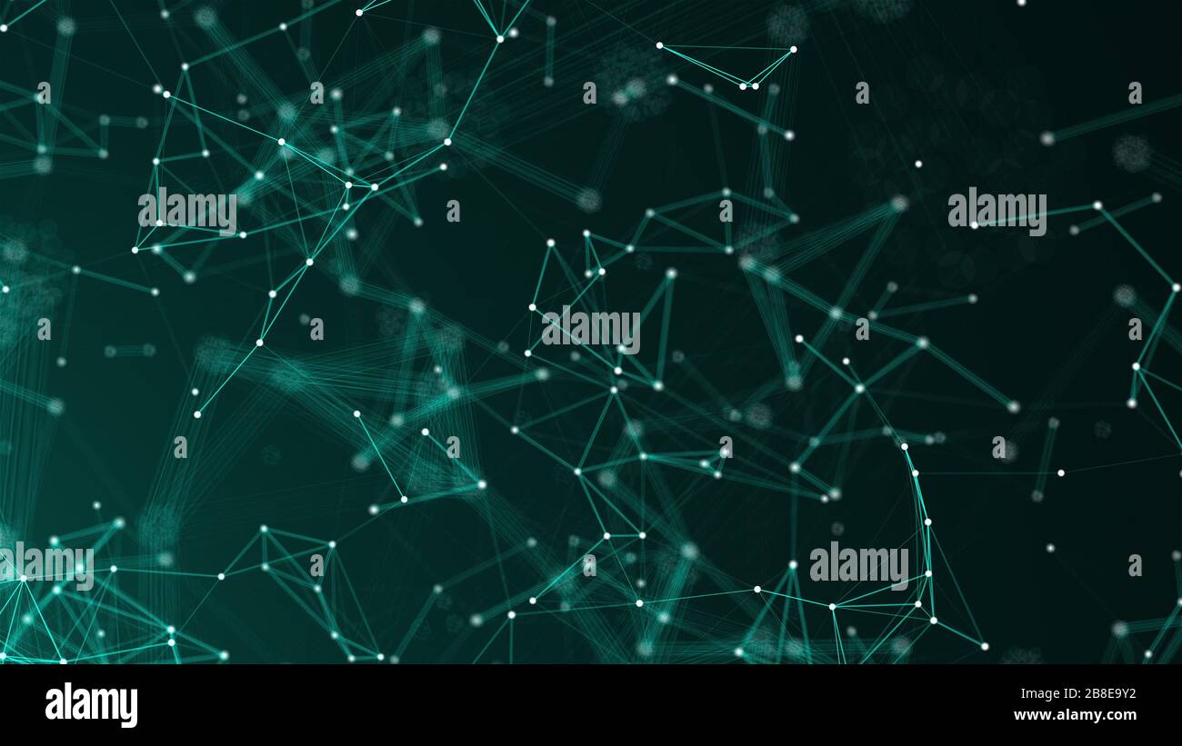 Abstract connection dots. Technology background. Network concept Stock ...