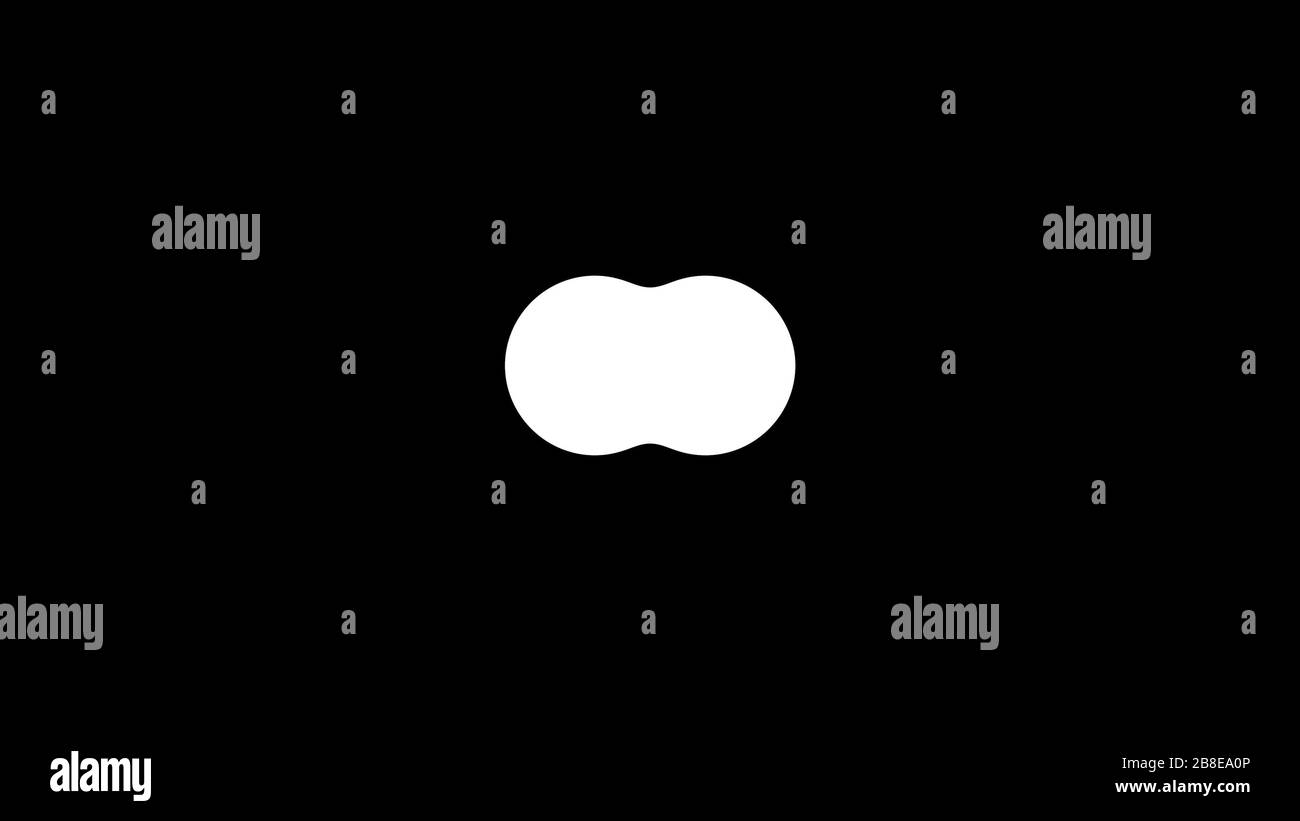 Abstract background. Schematic division of circular shapes, computer ...