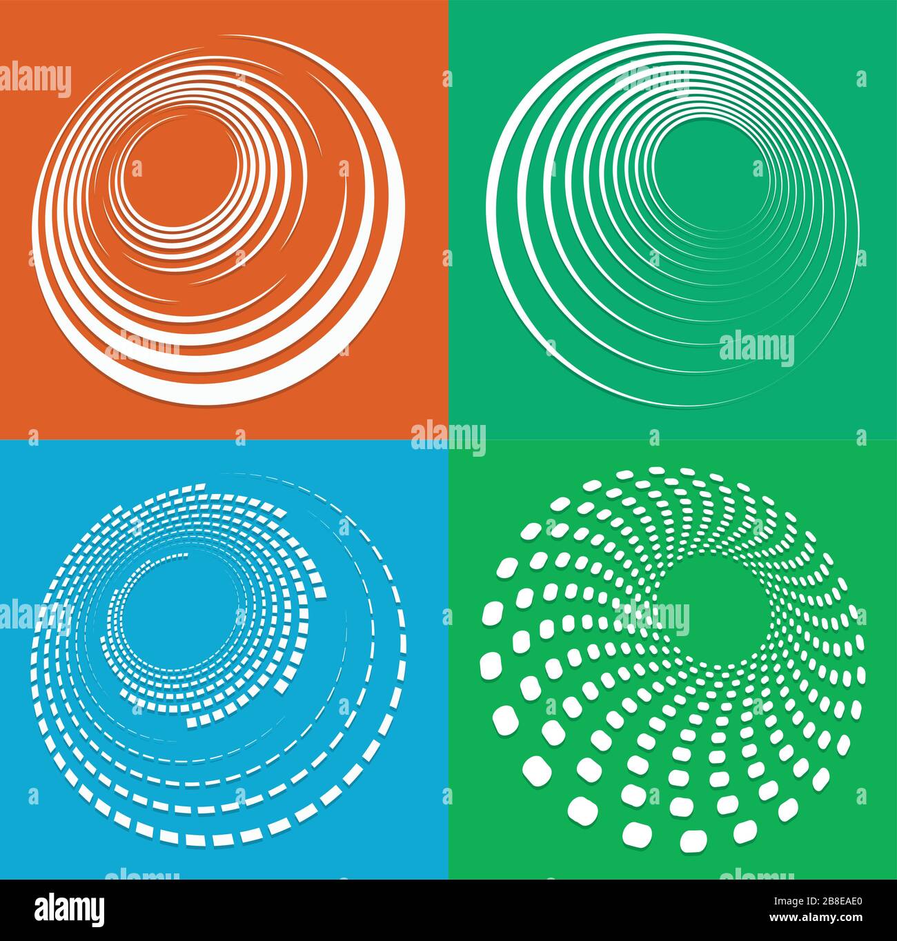 Helical shapes Stock Vector Images - Alamy