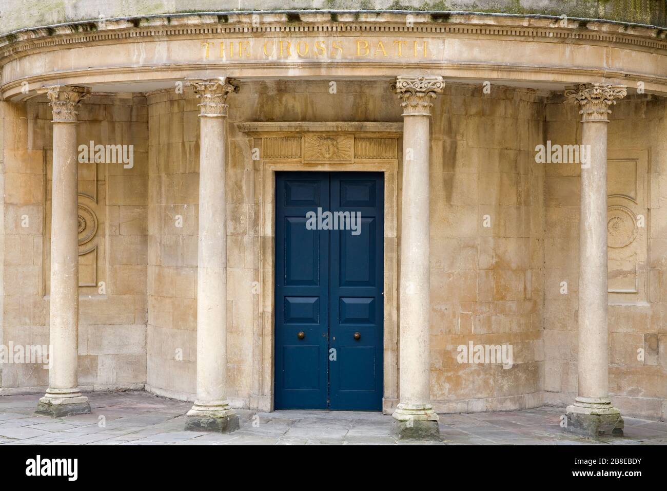 The Cross Bath on St. Michael's Place, Bath, Somerset, England, United ...