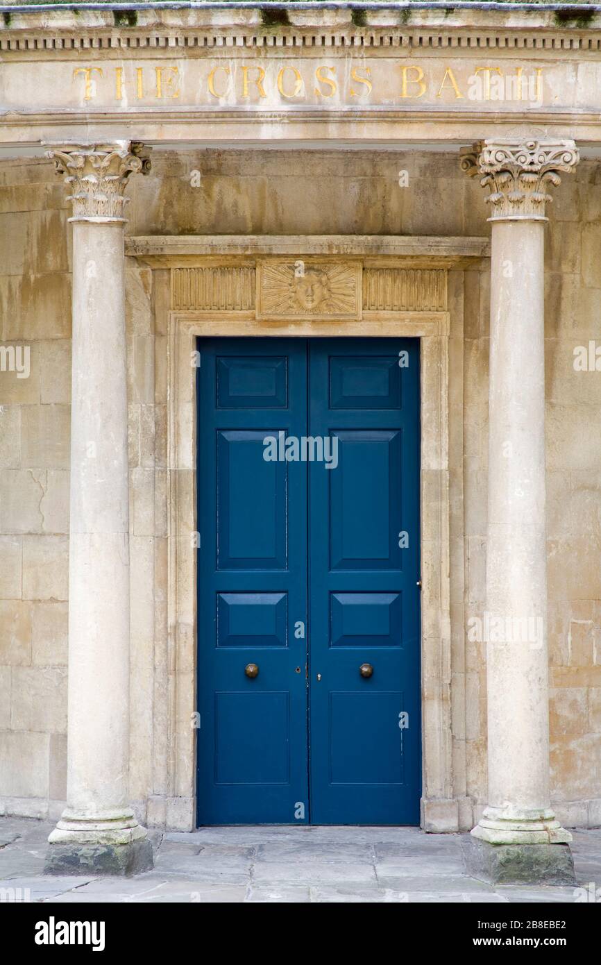 The Cross Bath on St. Michael's Place, Bath, Somerset, England, United ...
