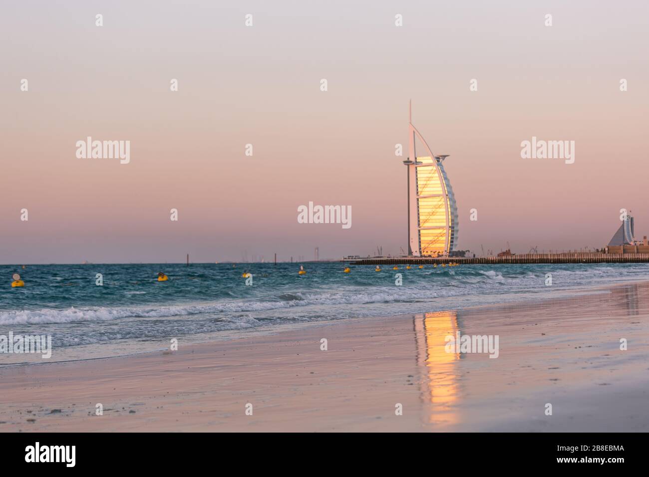Dubai beautiful beach sea hi-res stock photography and images - Alamy