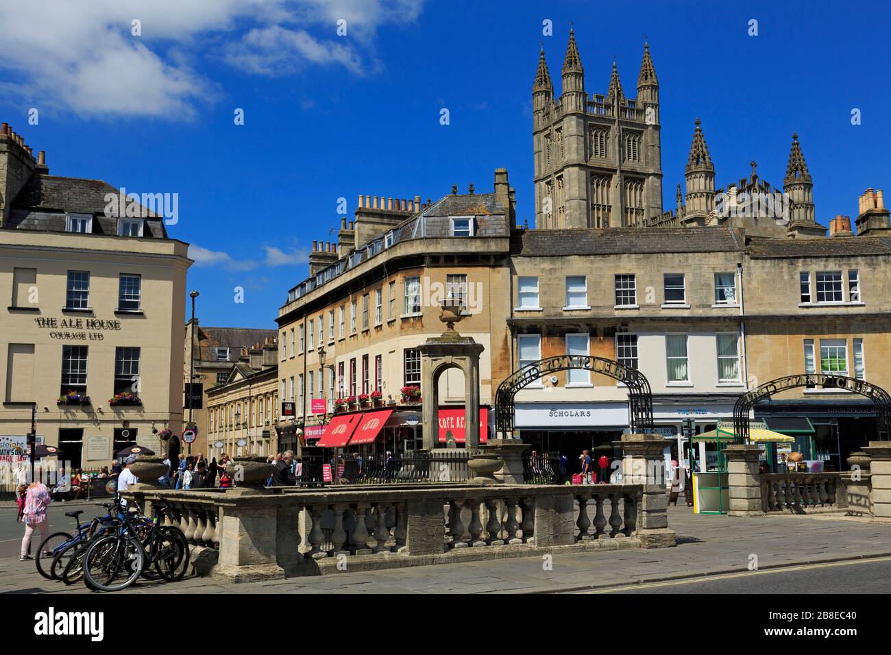 North Parade, City of Bath, Somerset, England, United Kingdom Stock ...