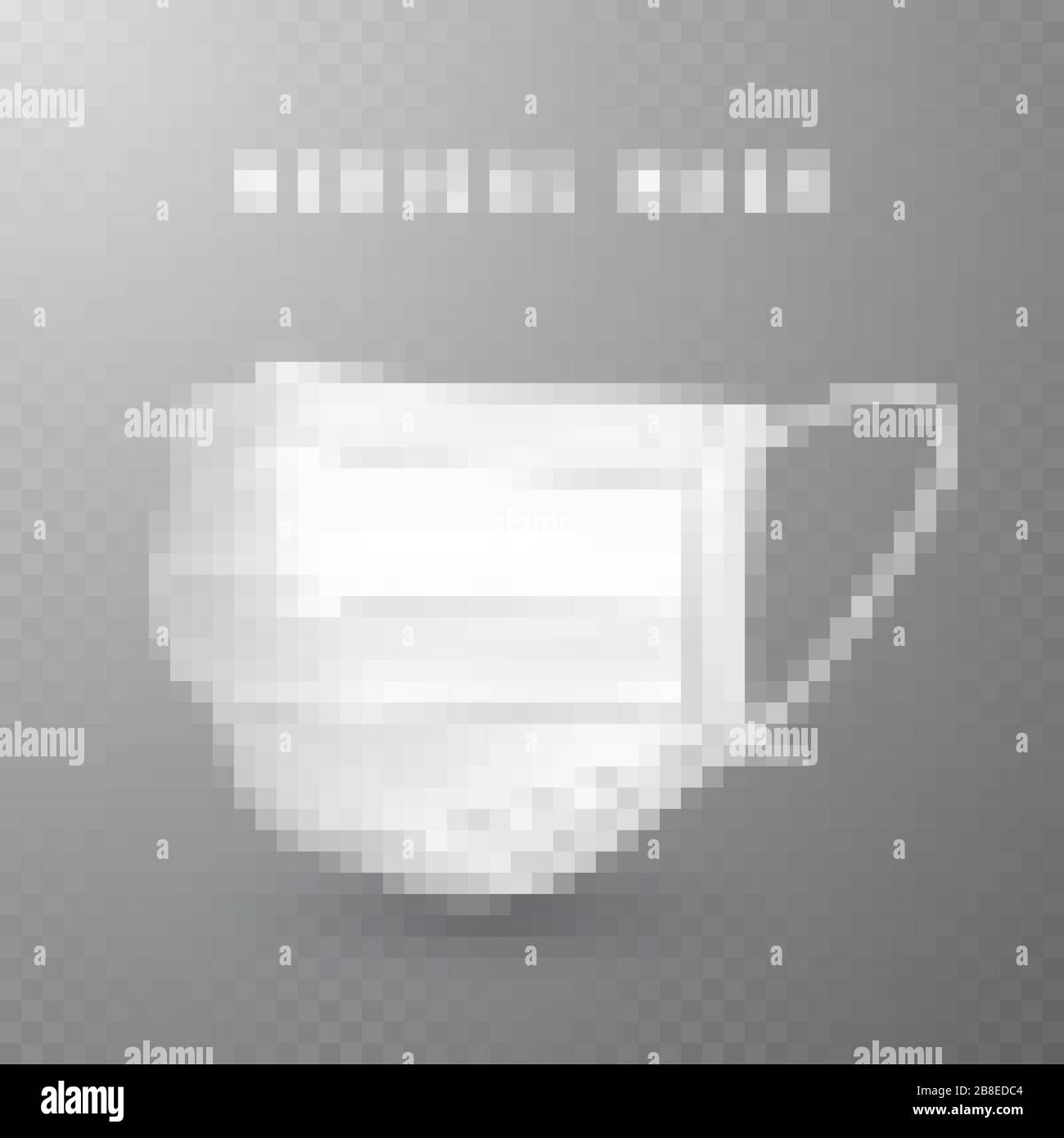 Realistic medical face mask. Details 3d medical mask. Vector ...