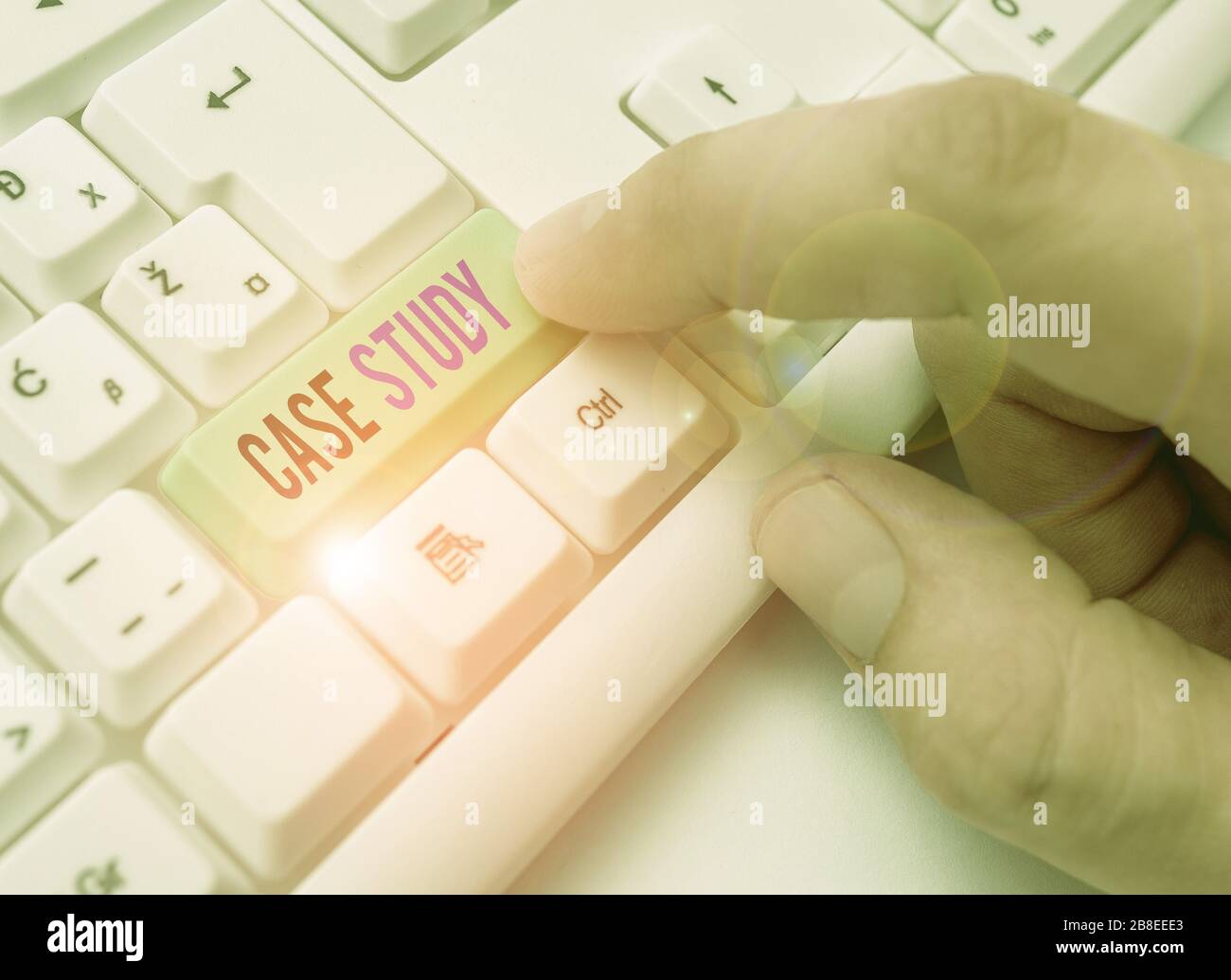 Handwriting text writing Case Study. Conceptual photo research ...