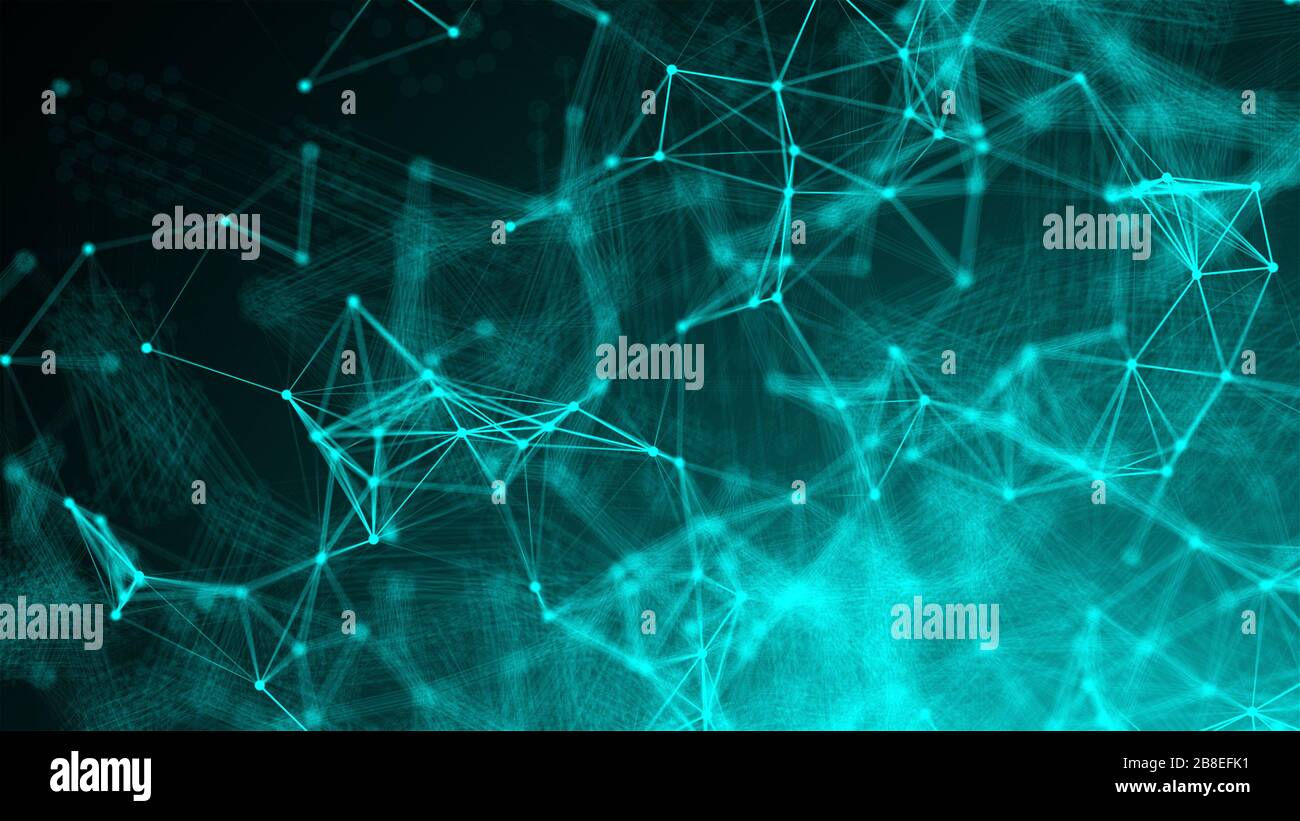 Abstract connection dots. Technology background. Network concept Stock ...