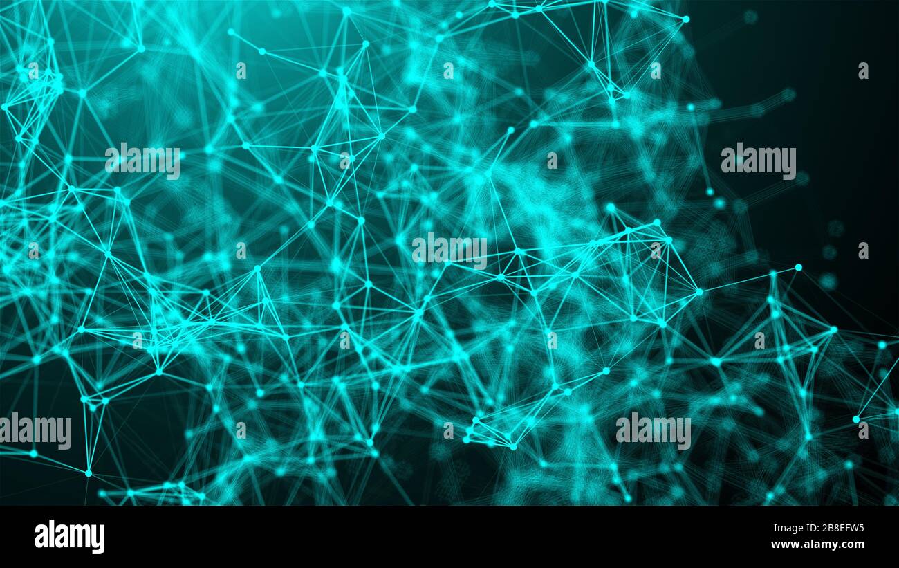 Abstract connection dots. Technology background. Network concept Stock ...