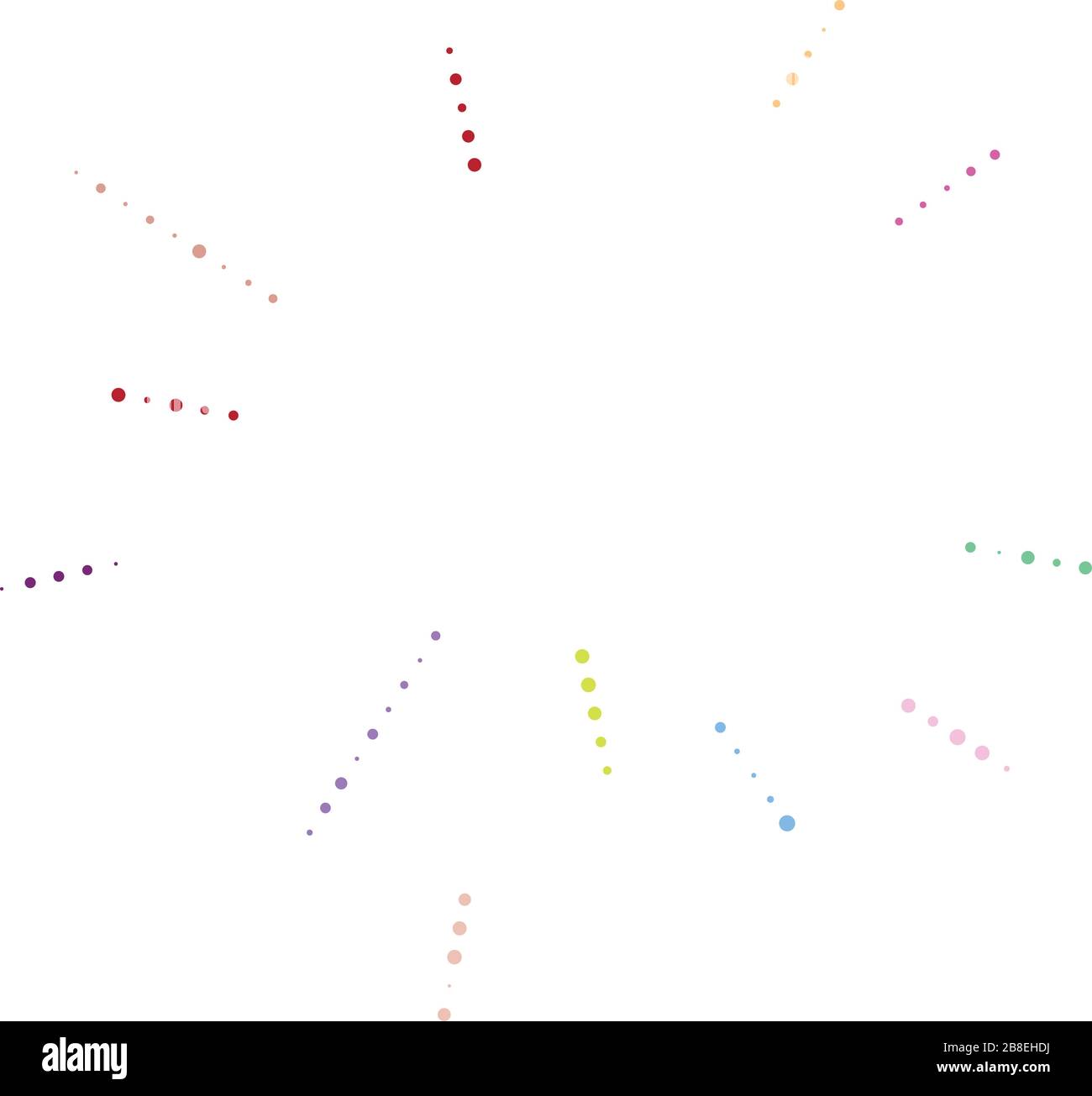 Random dots, circles abstract. Speckles, dotted radial, radiating ...