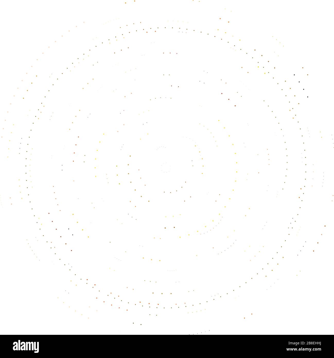 Random dots, circles abstract. Speckles, dotted radial, radiating ...