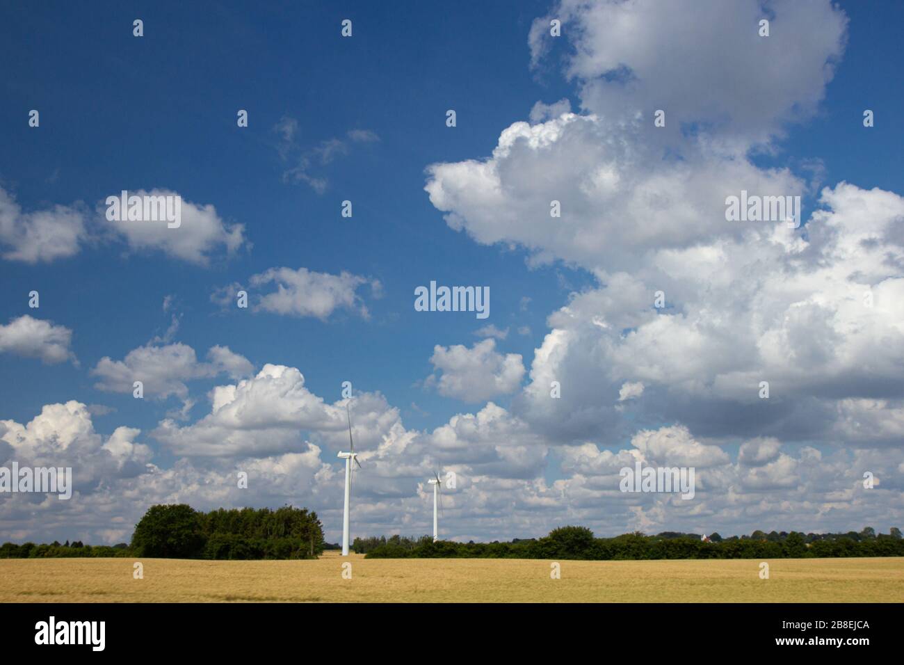 agricultural landscape of Lolland island in Denmark Stock Photo - Alamy