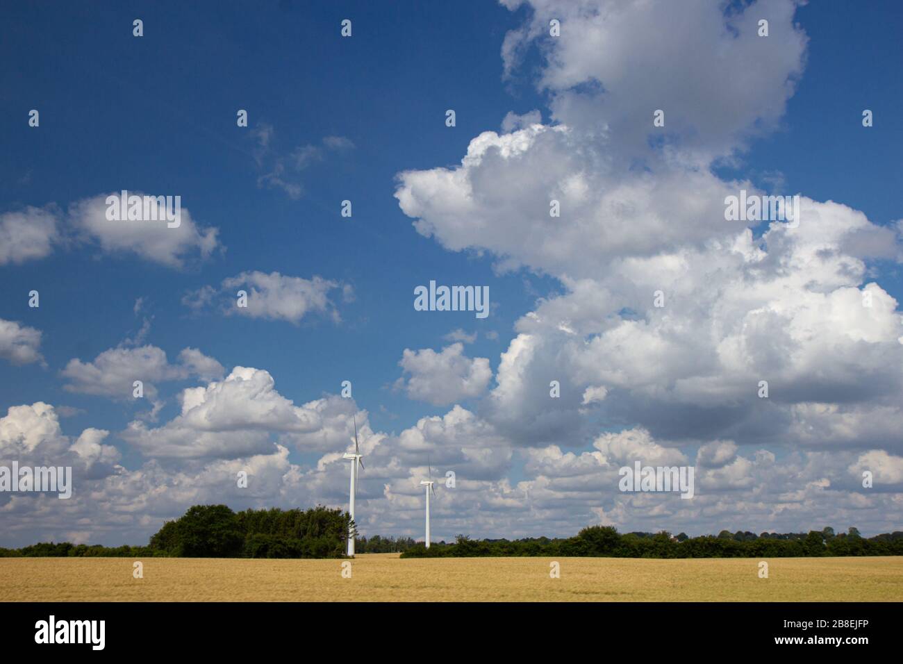 agricultural landscape of Lolland island in Denmark Stock Photo - Alamy