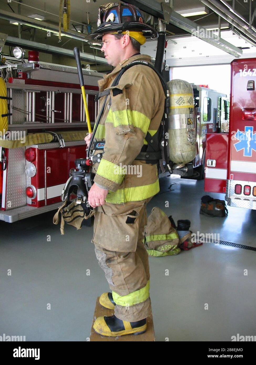 The left side of a firefighter hi-res stock photography and images - Alamy