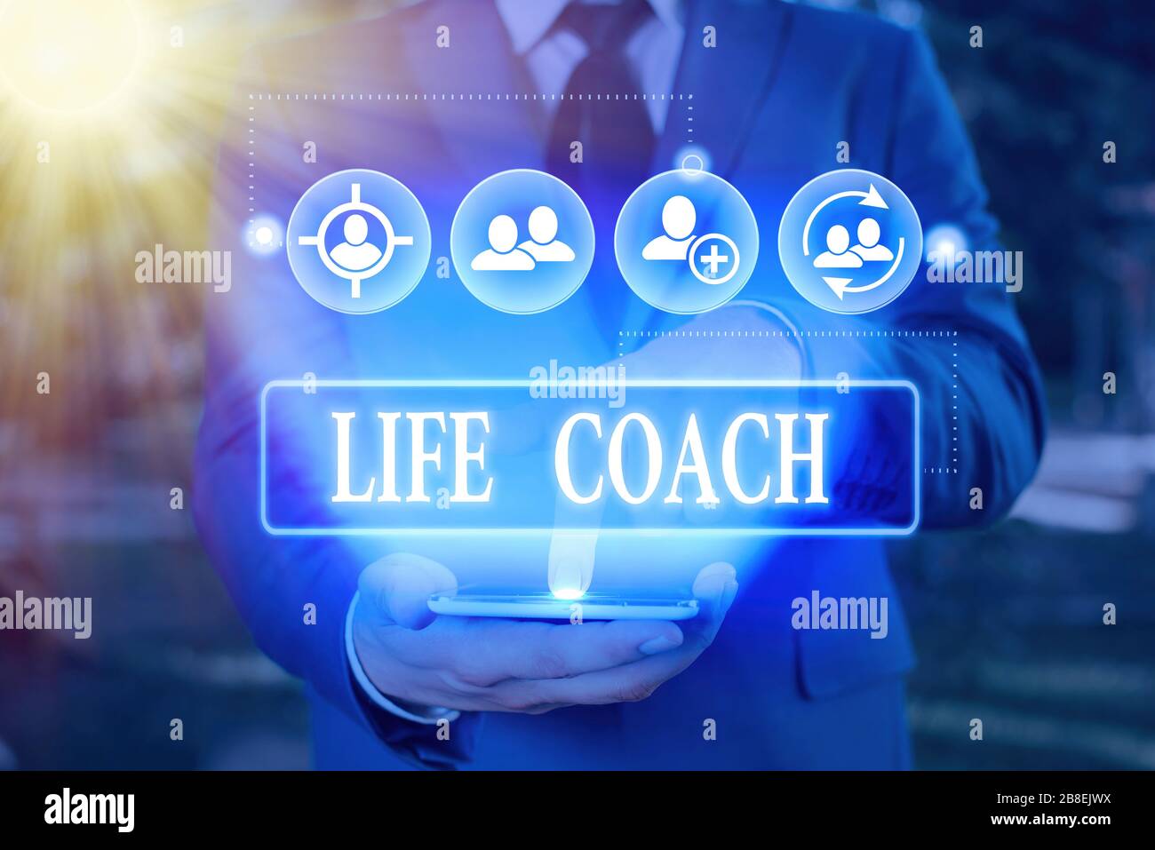 Conceptual hand writing showing Life Coach. Concept meaning someone who ...