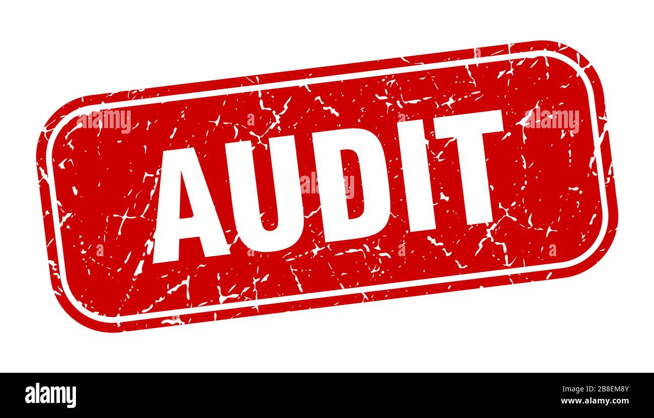 audit stamp. audit square grungy red sign Stock Vector Image & Art - Alamy