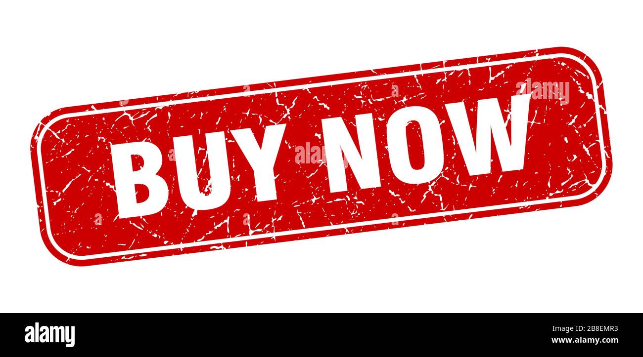 buy now stamp. buy now square grungy red sign Stock Vector Image & Art ...