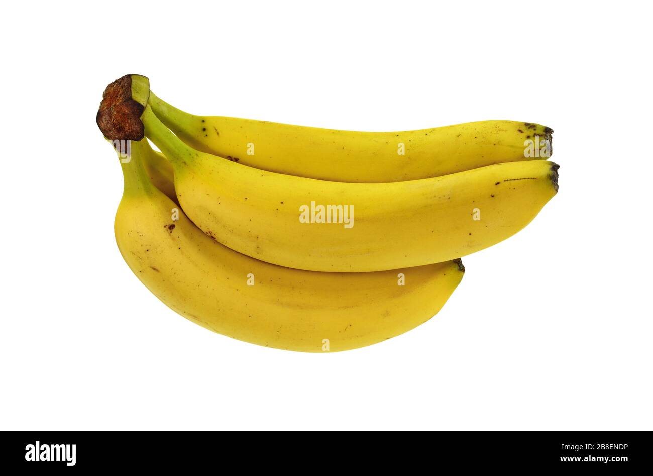 Bunch of bananas isolated on white background Stock Photo - Alamy