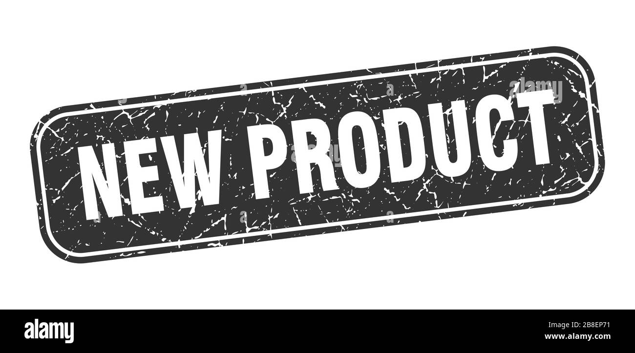 new product stamp. new product square grungy black sign Stock Vector ...
