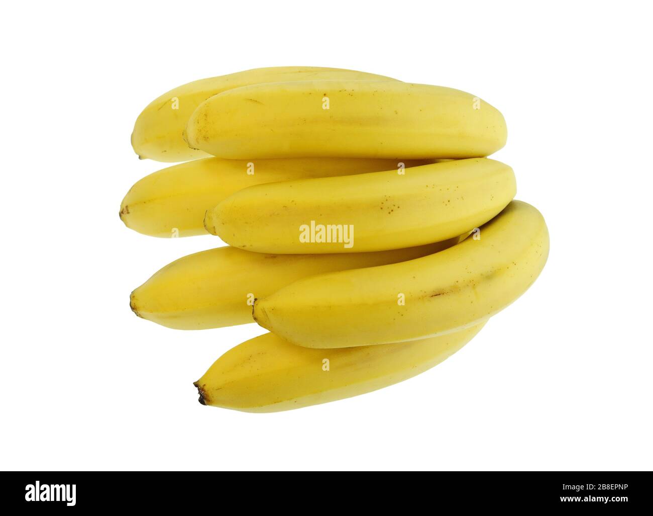 Bunch of bananas isolated on white background Stock Photo - Alamy