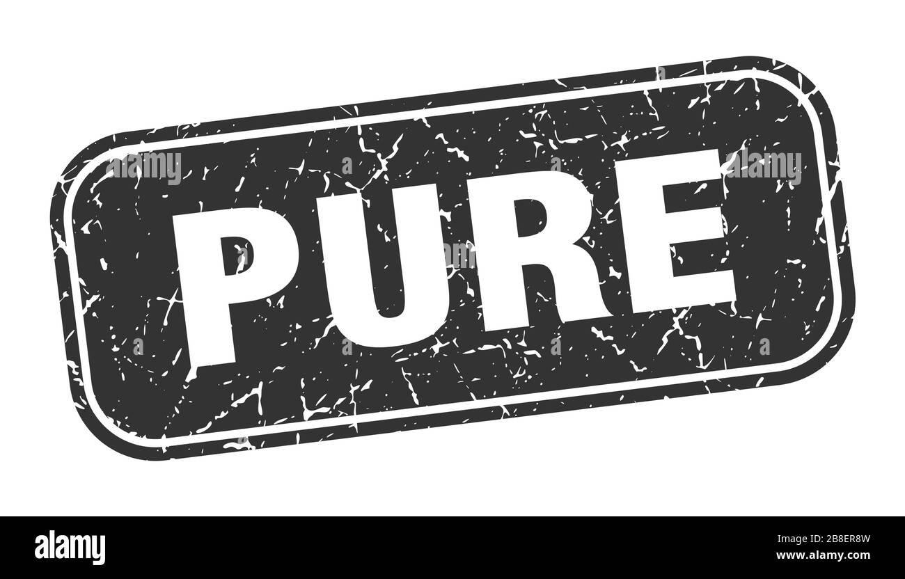 Pure stamp sign seal Black and White Stock Photos & Images - Alamy