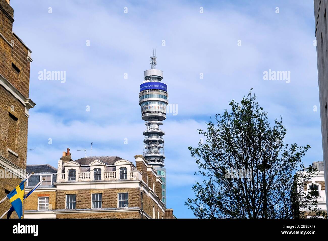 Bt Tower Coronavirus Messages High Resolution Stock Photography and ...