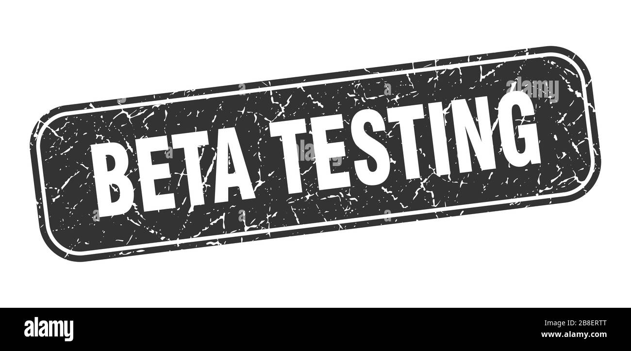 Beta testing stamp hi-res stock photography and images - Alamy