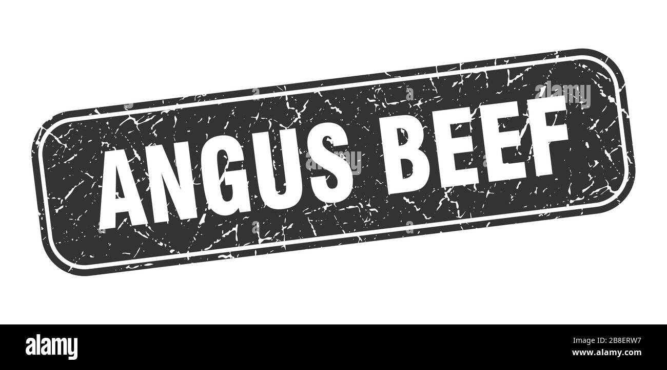 Angus beef stamp Black and White Stock Photos & Images - Alamy