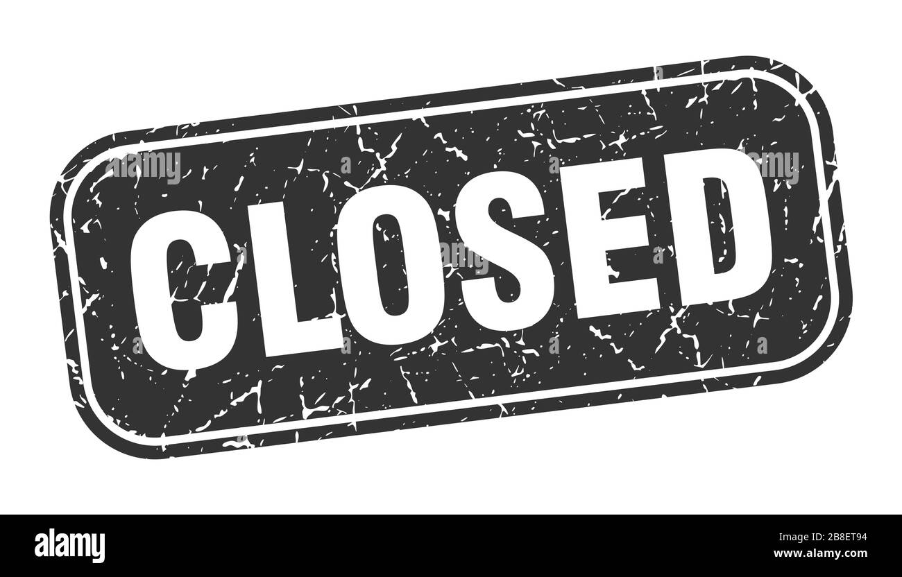 Closed signpost Stock Vector Images - Alamy