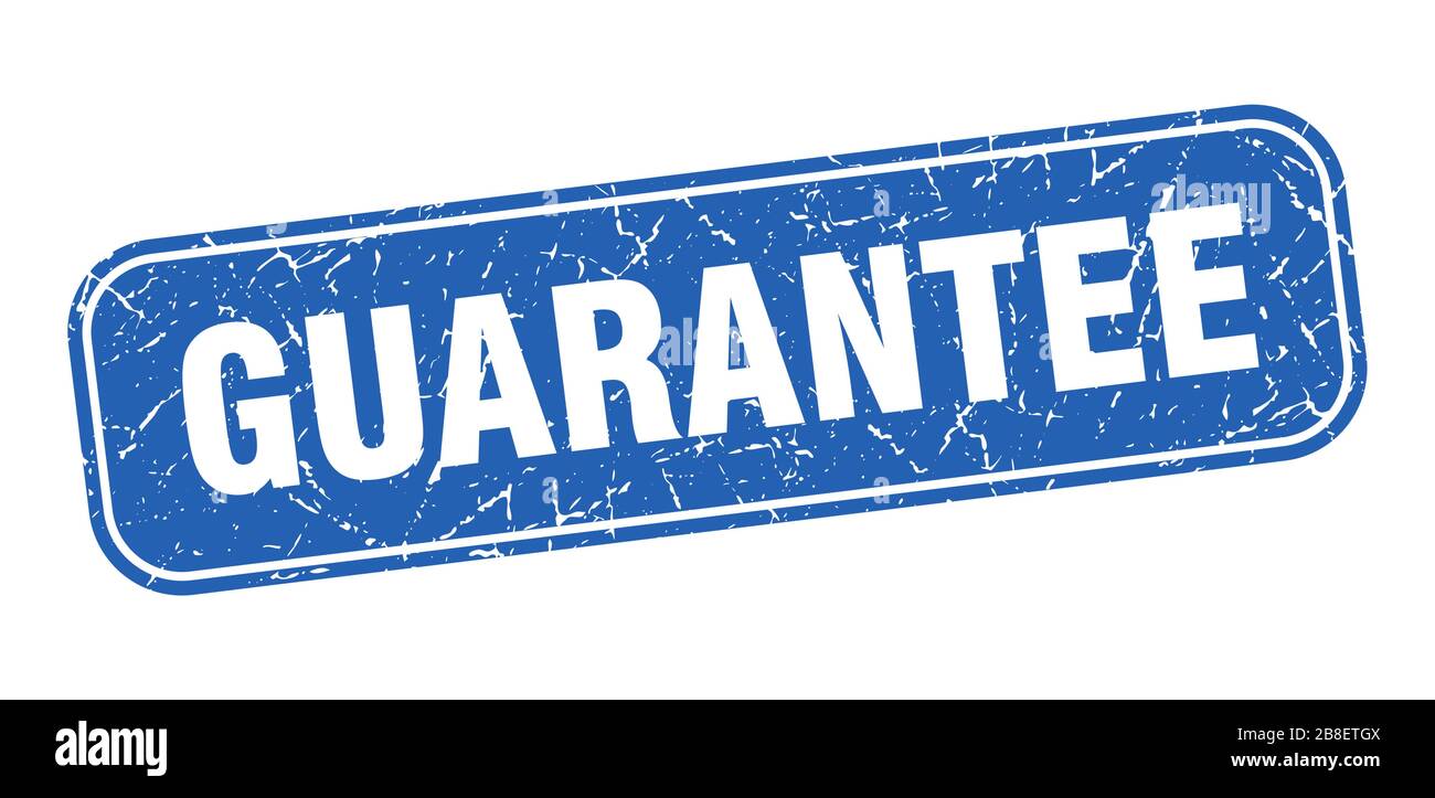 guarantee stamp. guarantee square grungy blue sign Stock Vector Image & Art - Alamy