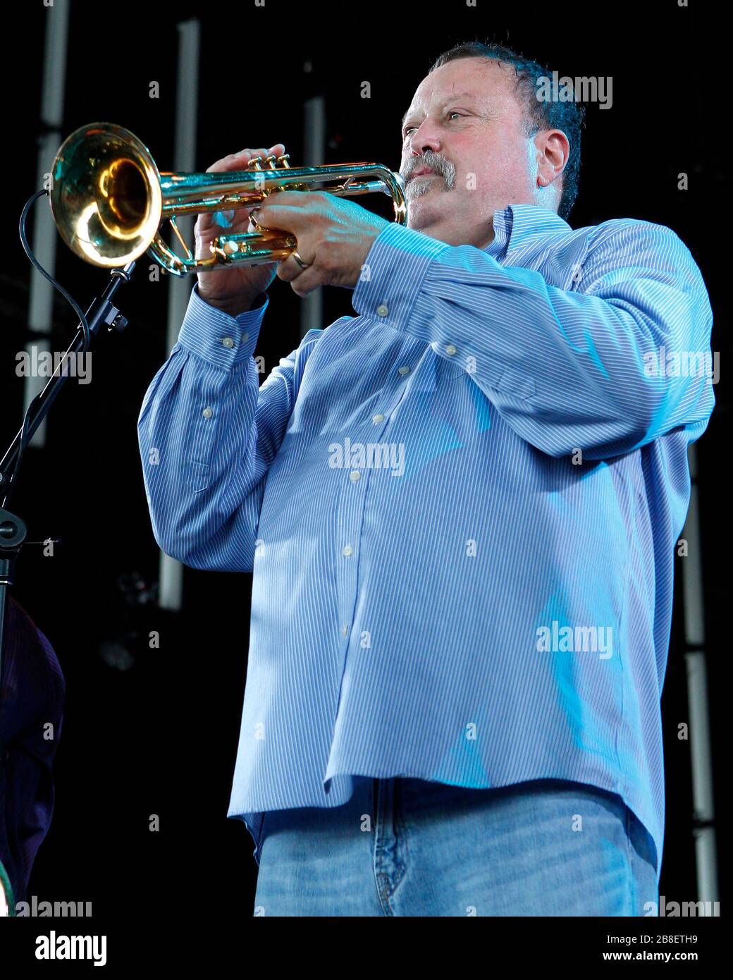 Tower of Power lead trumpet player Sal Cracchiolo performs at the ...