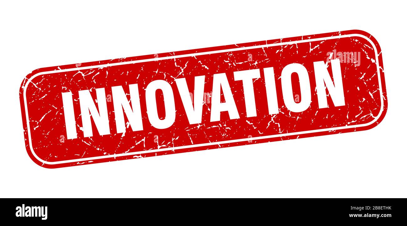 innovation stamp. innovation square grungy red sign Stock Vector Image ...