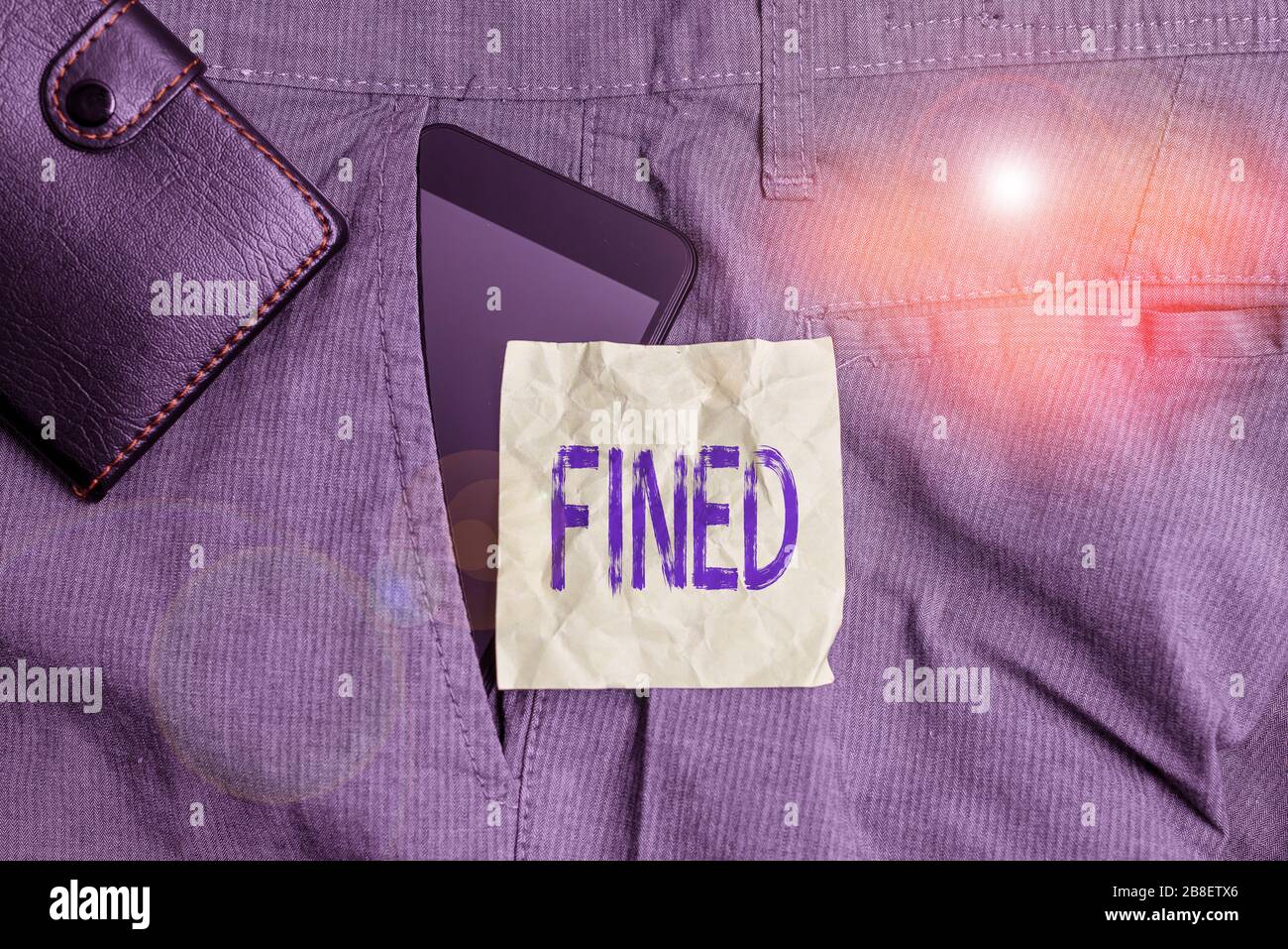 Handwriting text writing Fined. Conceptual photo clarify beer by ...